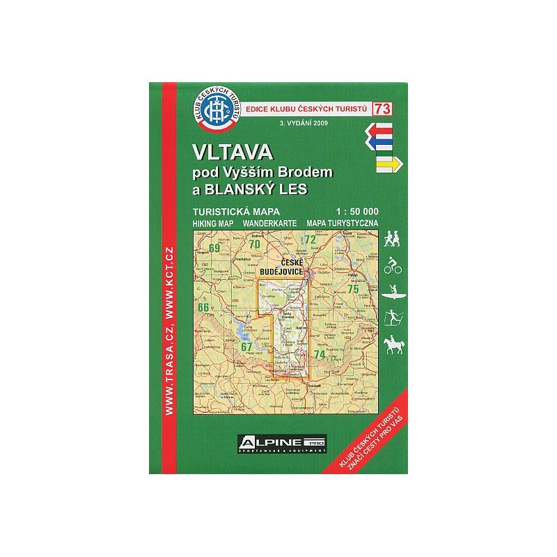 73 VLTAVA POD VYŠSÍM BRODEM A BLANSKÝ LES - TURISTASHOP - turistické ...