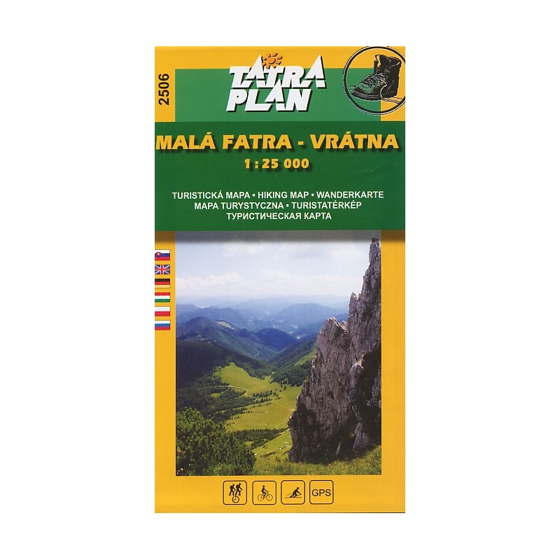 TURISTICKÁ MAPA MALÁ FATRA - VRÁTNA