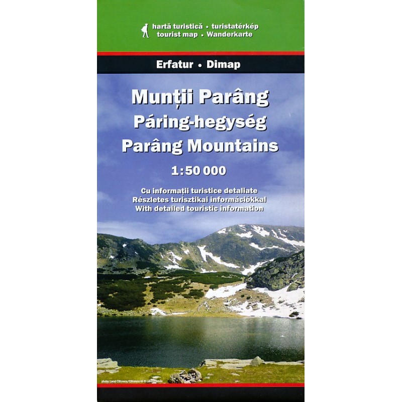 TURISTICKÁ MAPA MUNTII PARING (MUNTII PARANG)