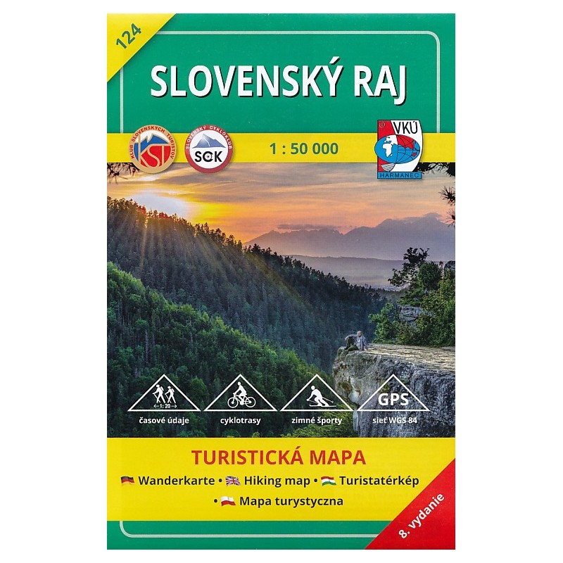 TURISTICKÁ MAPA SLOVENSKÝ RAJ